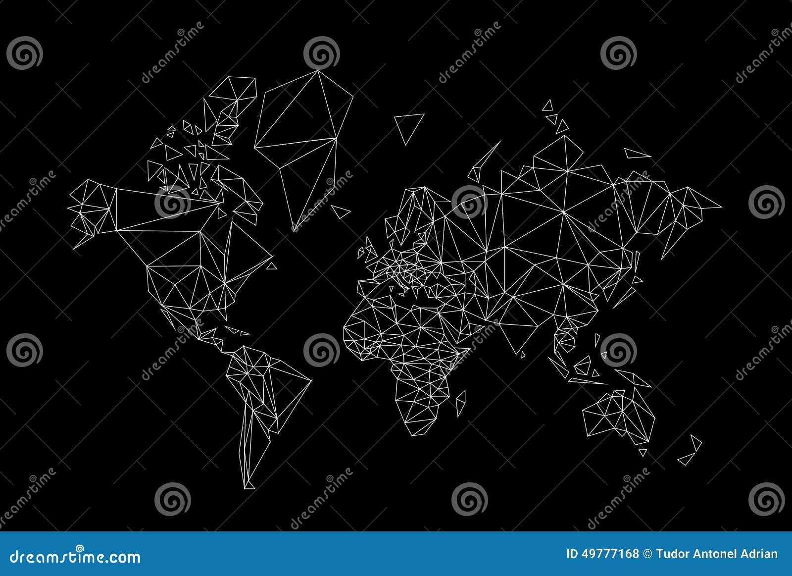 World map low poly stock illustration. Illustration of schematically ... World map low poly stock illustration. Illustration of schematically ...