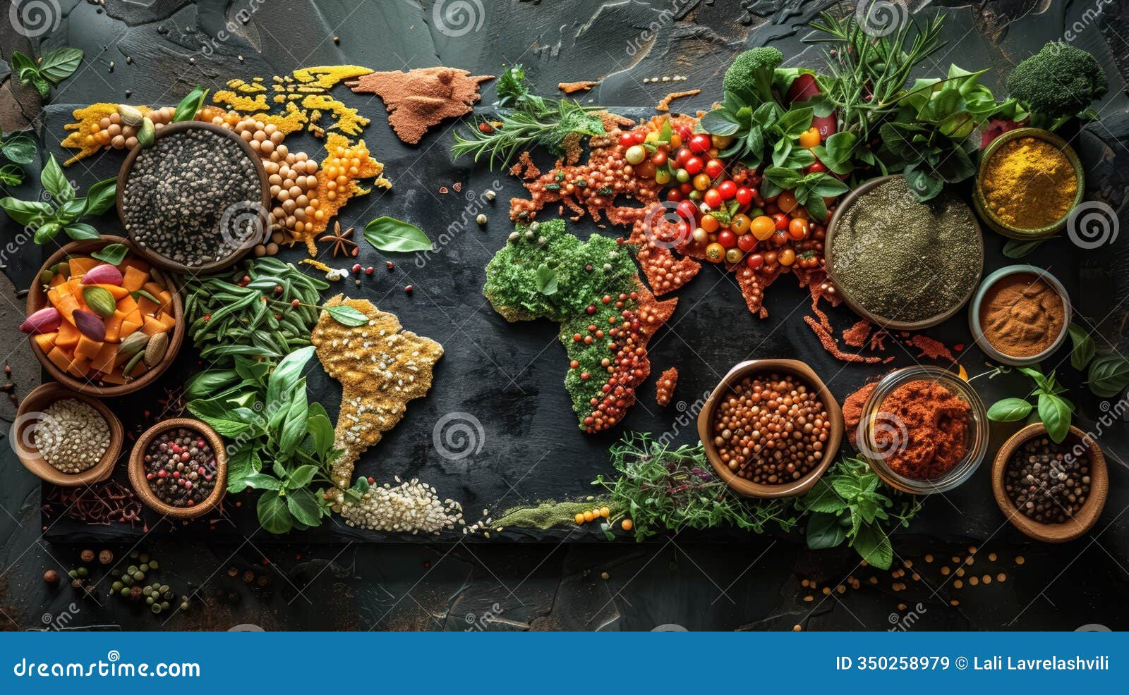 World map made of sushi stock illustration. Illustration of tomato ...