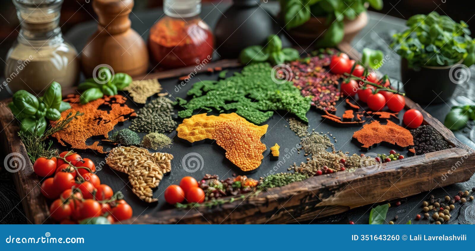 World map made of sushi stock illustration. Illustration of kitchen ...