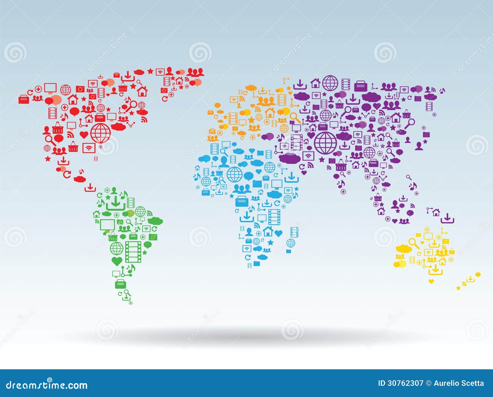 Made Up World Map - United States Map