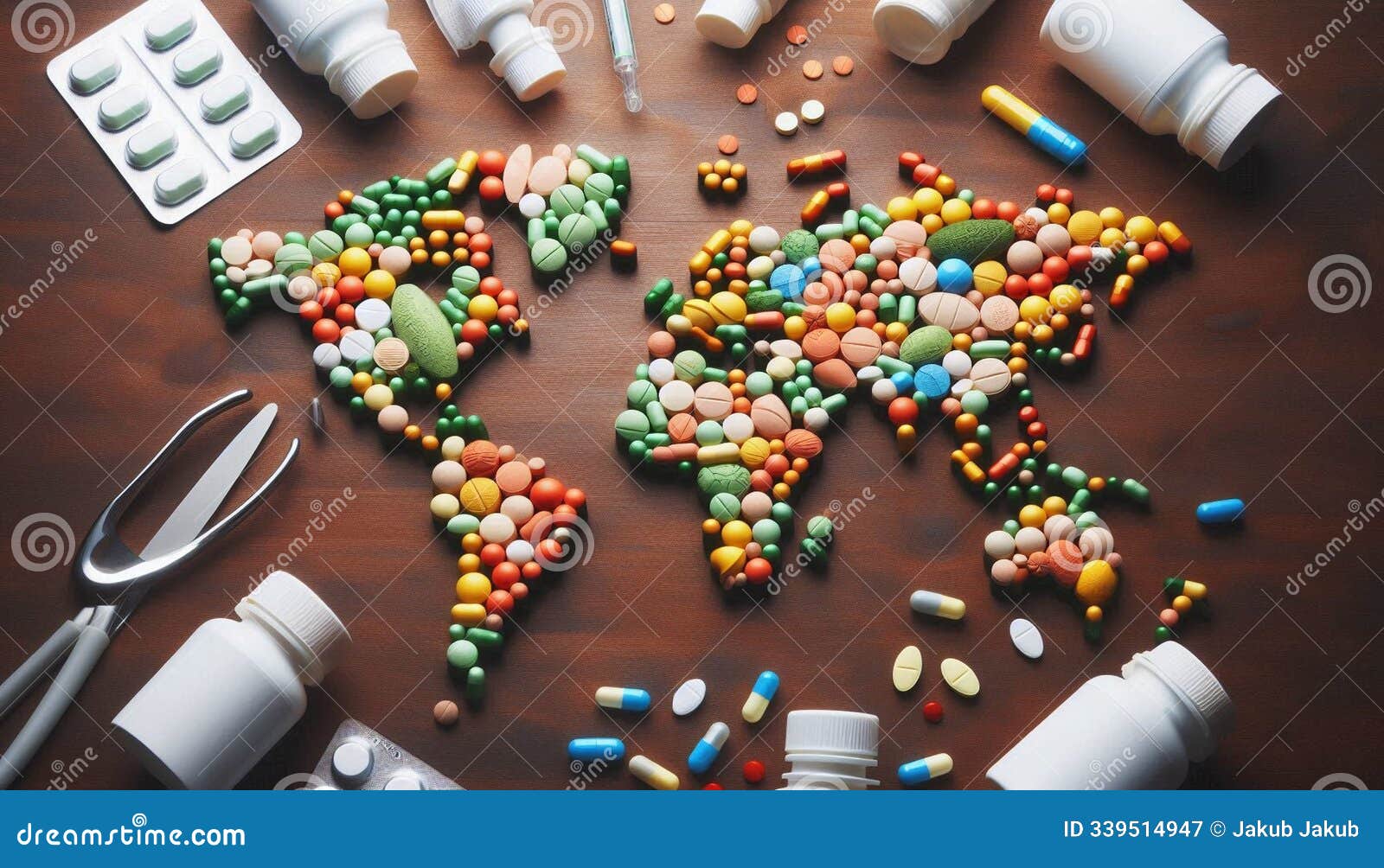 World map medicine stock image. Image of development - 339514947