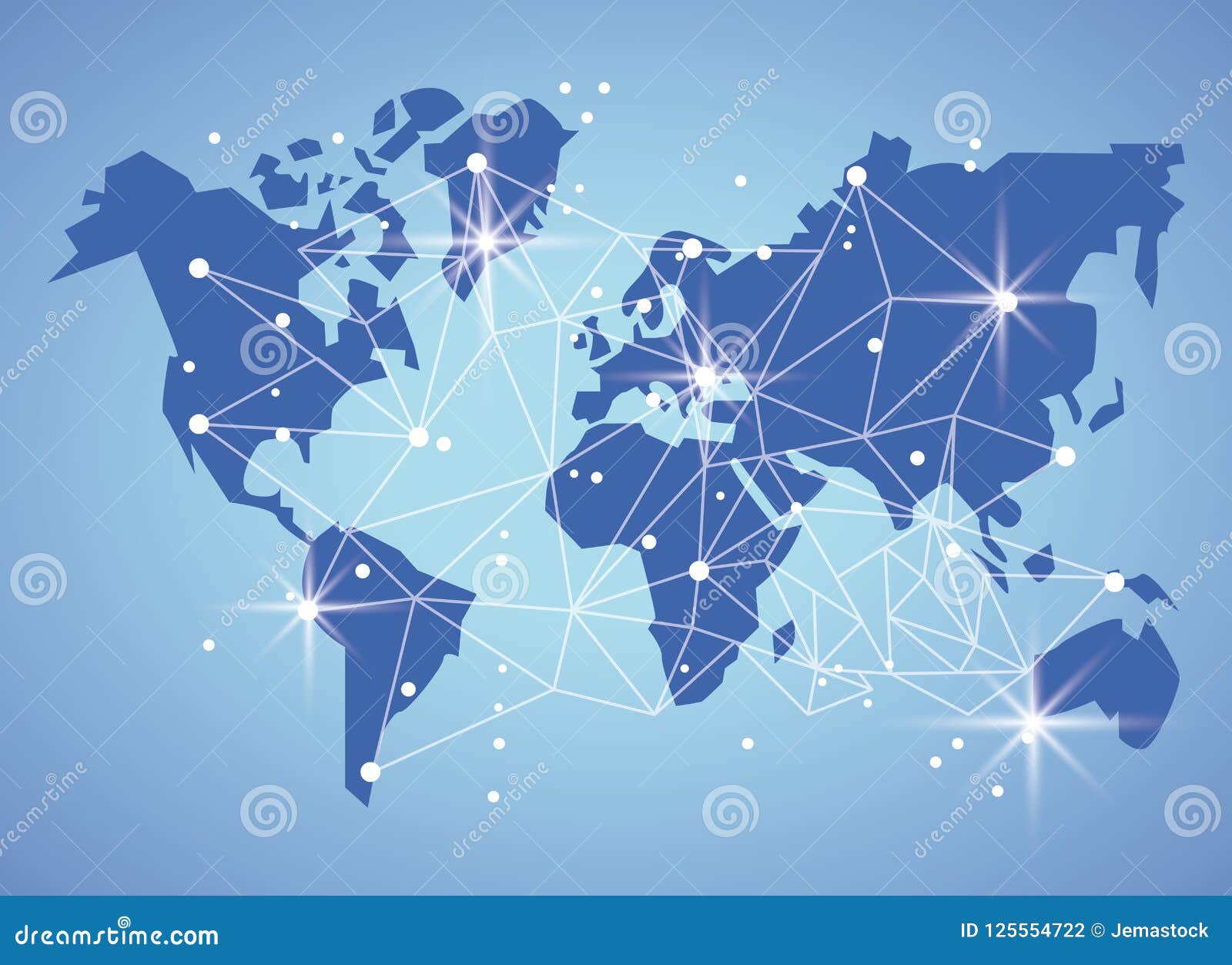 World map modern stock vector. Illustration of modern - 125554722
