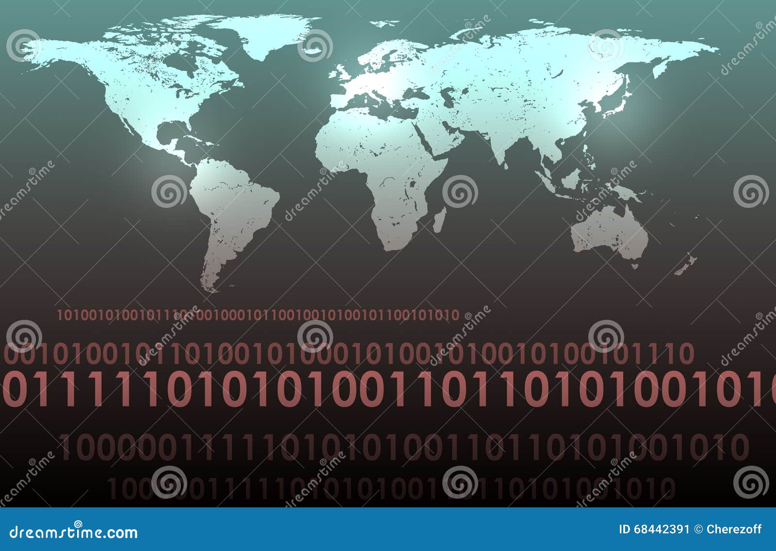World map with numbers stock illustration. Illustration of number ...