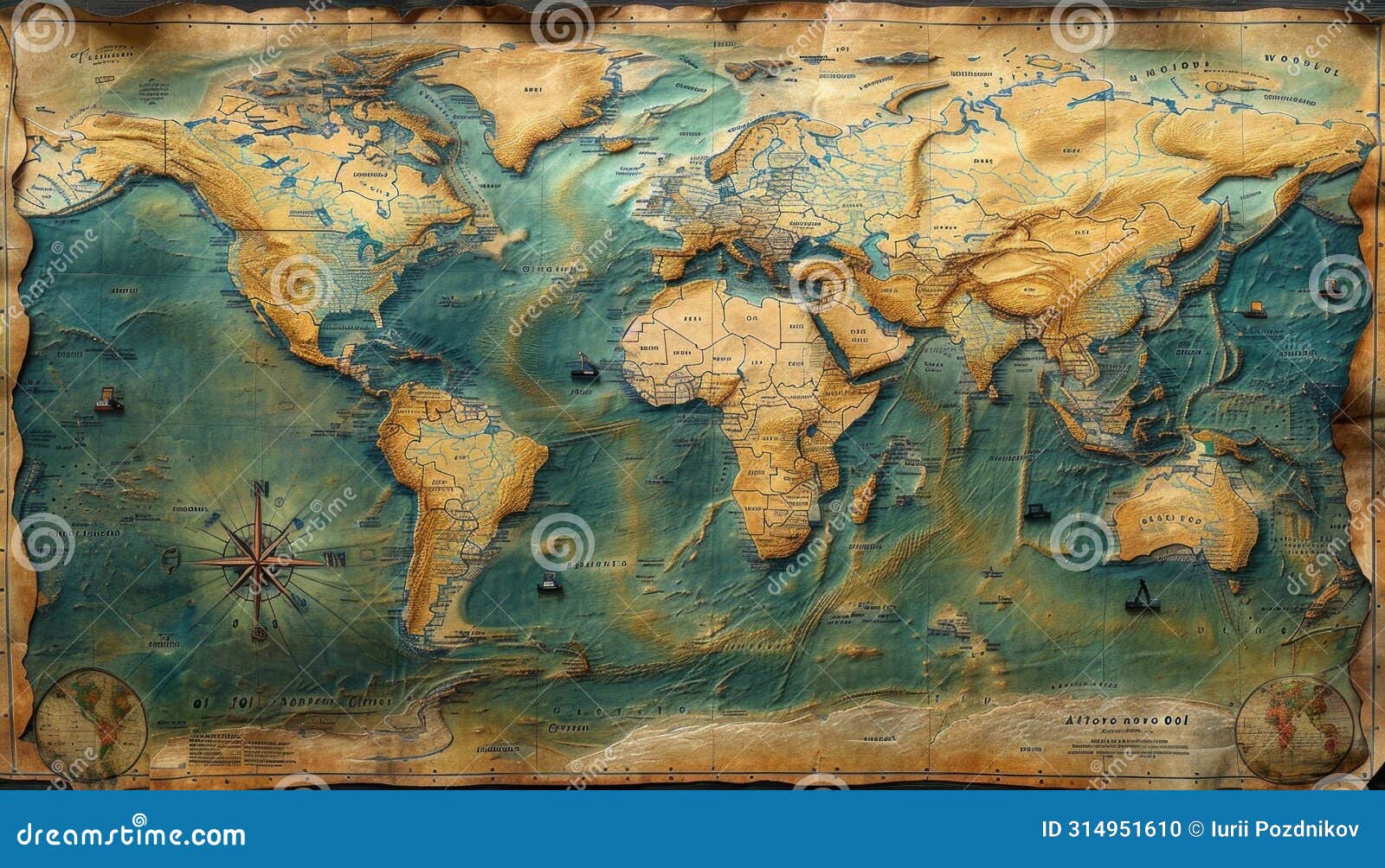 World Map with Oil Fields stock photo. Image of geology - 314951610