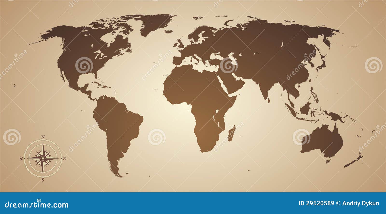 World map old style stock vector. Illustration of continent - 29520589