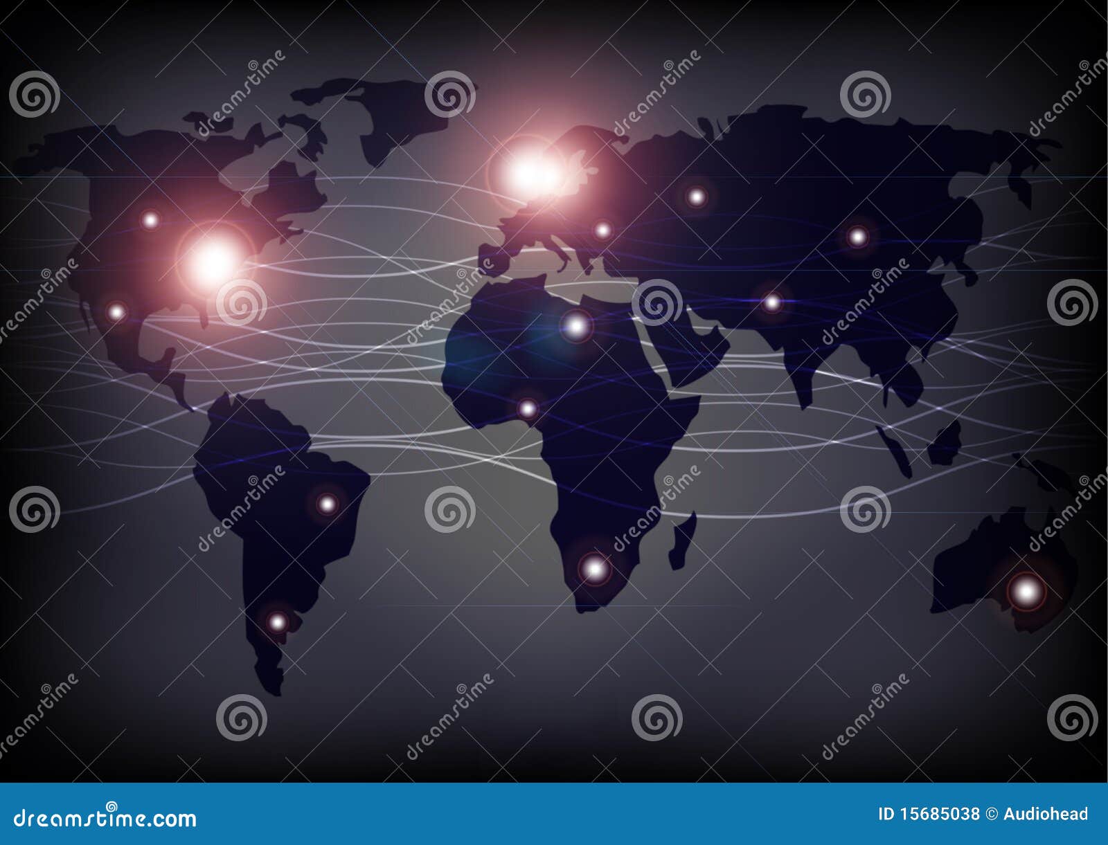 World Map Optical Fibers Stock Illustrations – 42 World Map Optical ...
