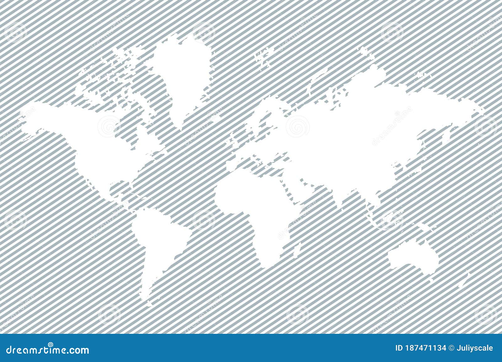 World Map Paper. Political Map of the World on a Gray Background Stock ...