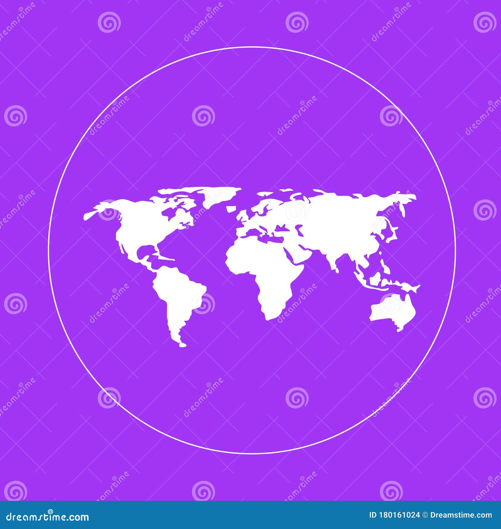 World Map Paper. Vector Illustration Stock Vector - Illustration of ...