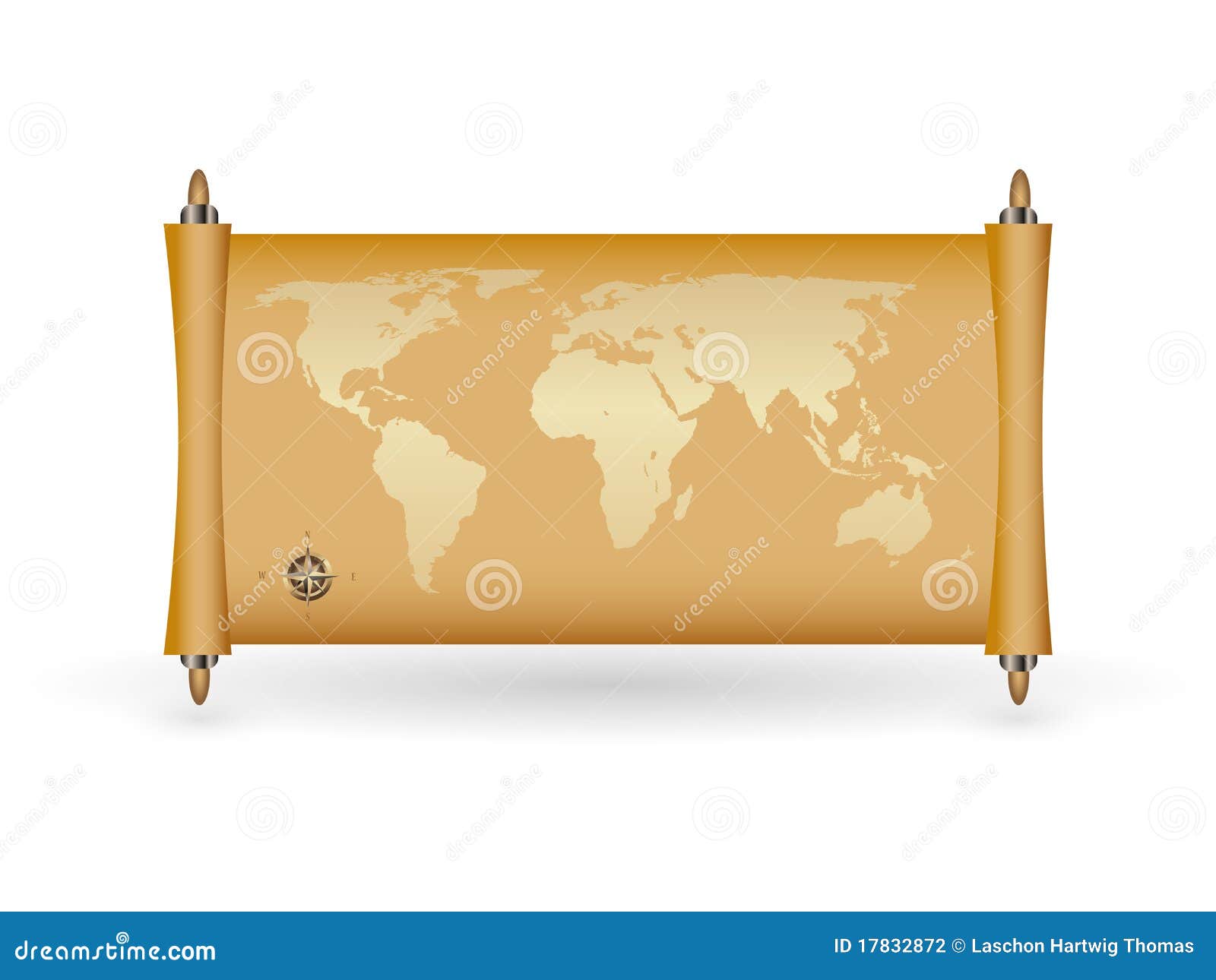 Papirus Icon Of 3 Types Color, Black And White, Outline. Isolated ...