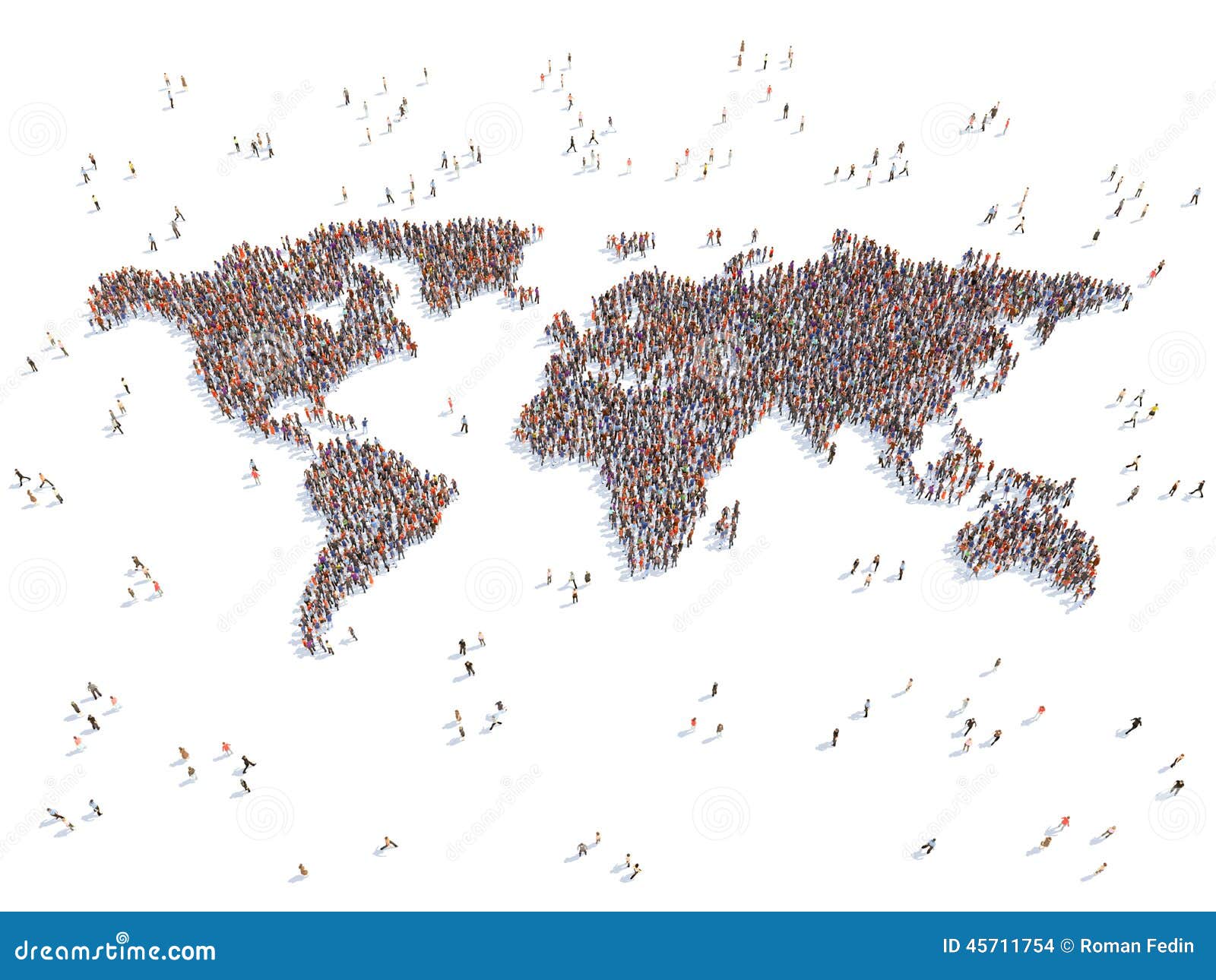 World map with people stock illustration. Illustration of land - 45711754