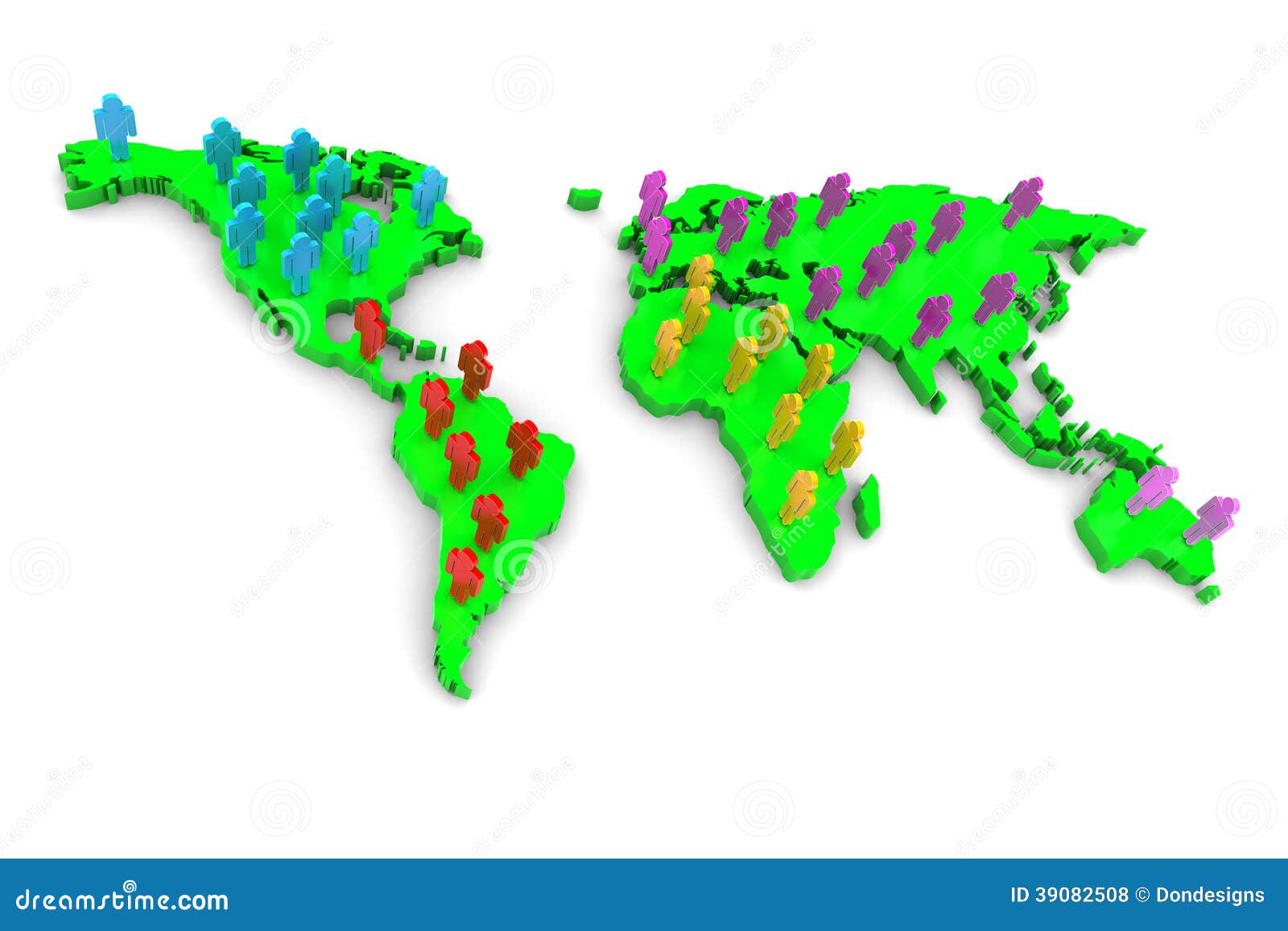 World Map and People stock illustration. Illustration of business ...