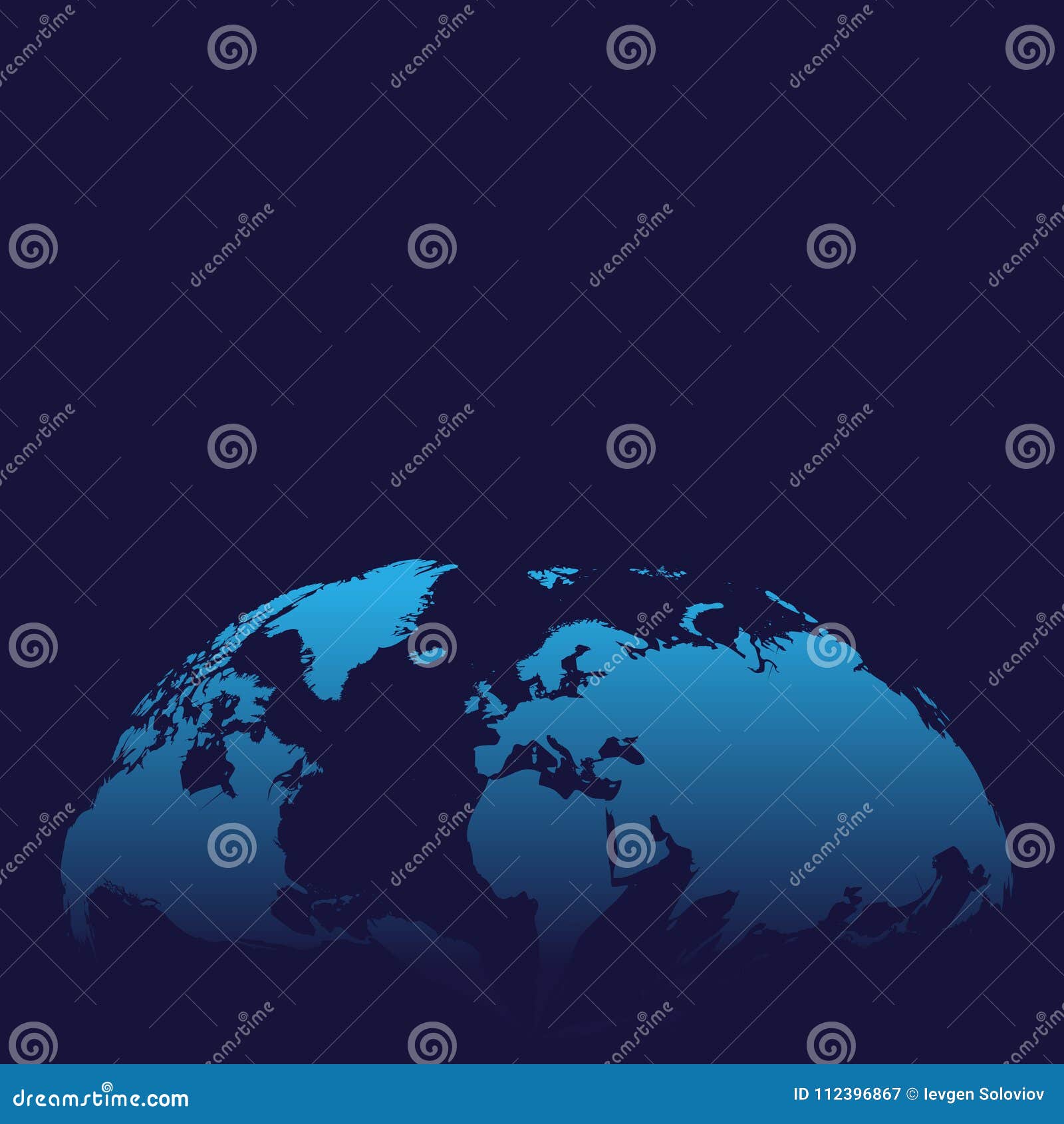 World map perspective stock vector. Illustration of circle - 112396867