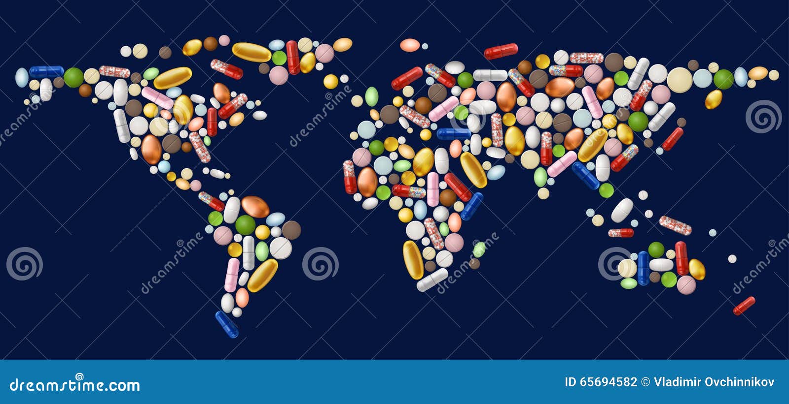 World map of pills stock vector. Illustration of healthcare - 65694582