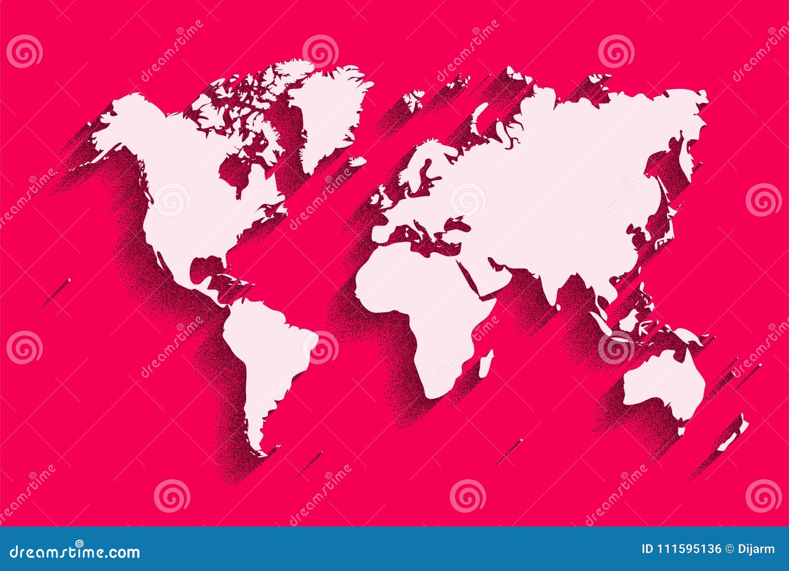 World Map . Color Background with Shadow Stock Illustration ...