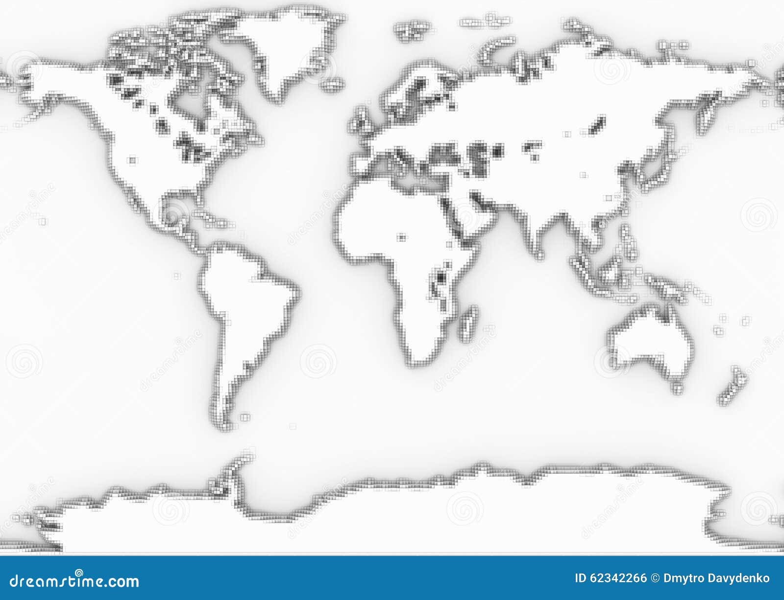 World map pixel art stock illustration. Illustration of isolated - 62342266
