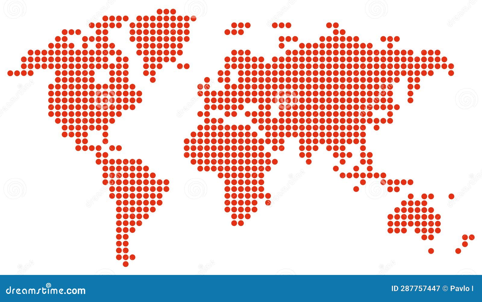 World Map with Pixels, Circle World Map - Vector Stock Vector ...