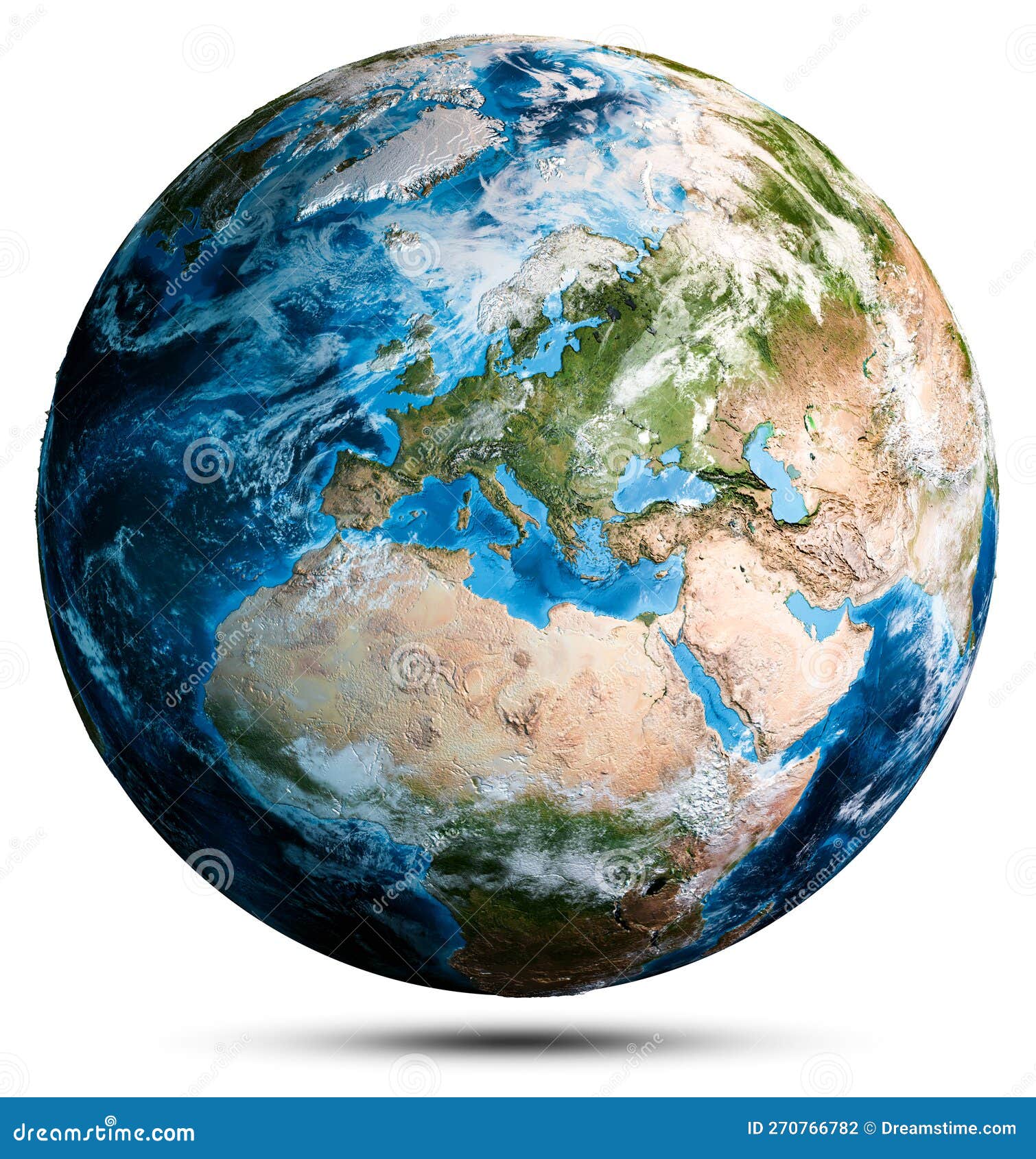 World map planet Earth stock illustration. Illustration of shadow ...