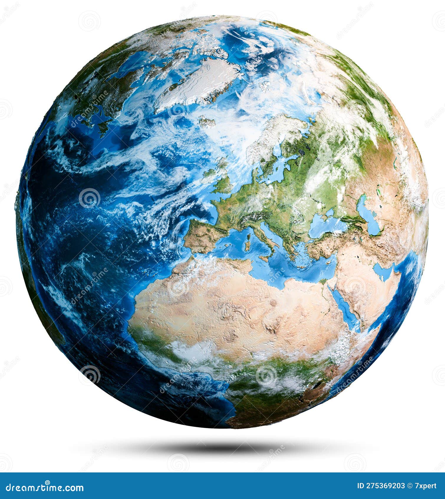 World map planet Earth stock illustration. Illustration of geography ...