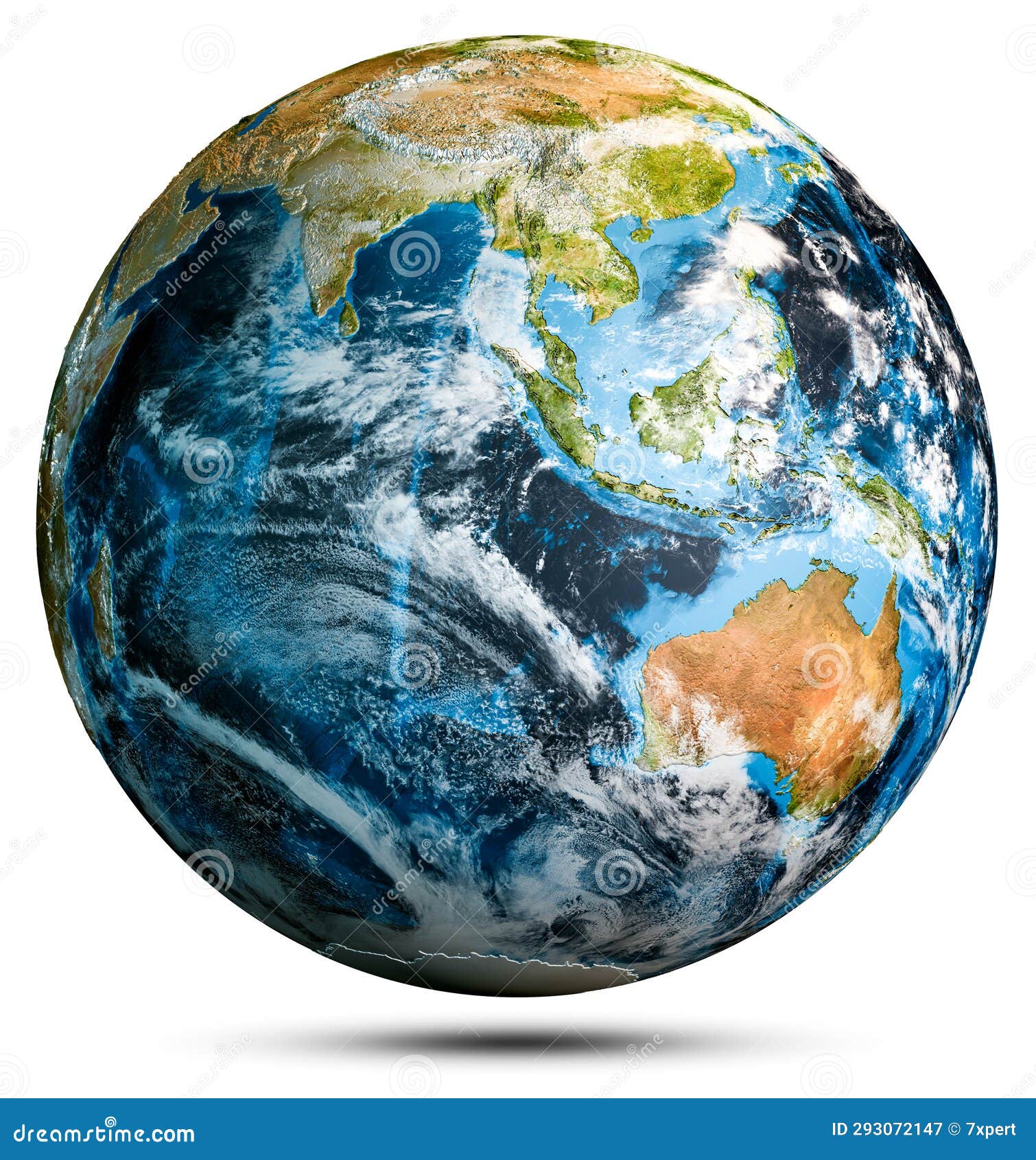 World map planet Earth stock illustration. Illustration of sphere ...