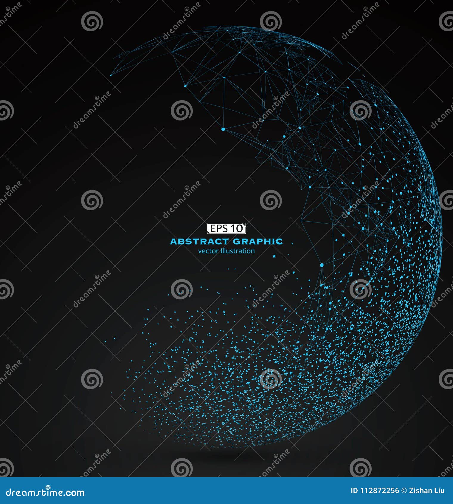 World Map Point, Representing the Global, Global Network Connection ...