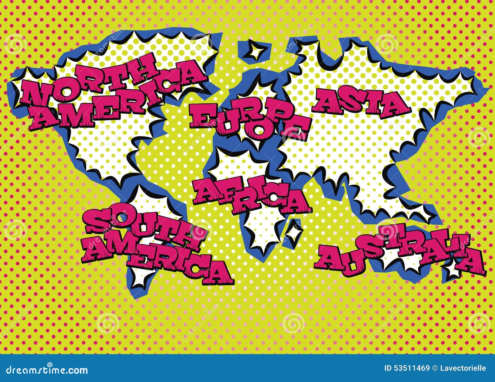 World map stock vector. Illustration of asia, blast, cartography - 53511469