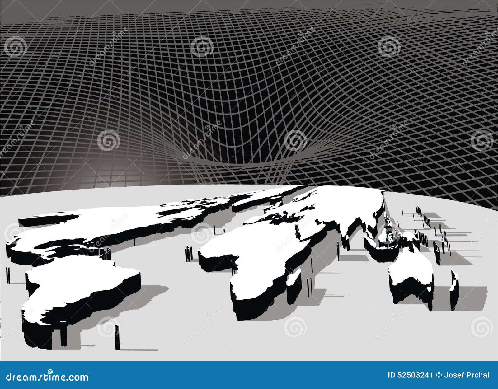 World map stock vector. Illustration of outline, cosmos - 52503241