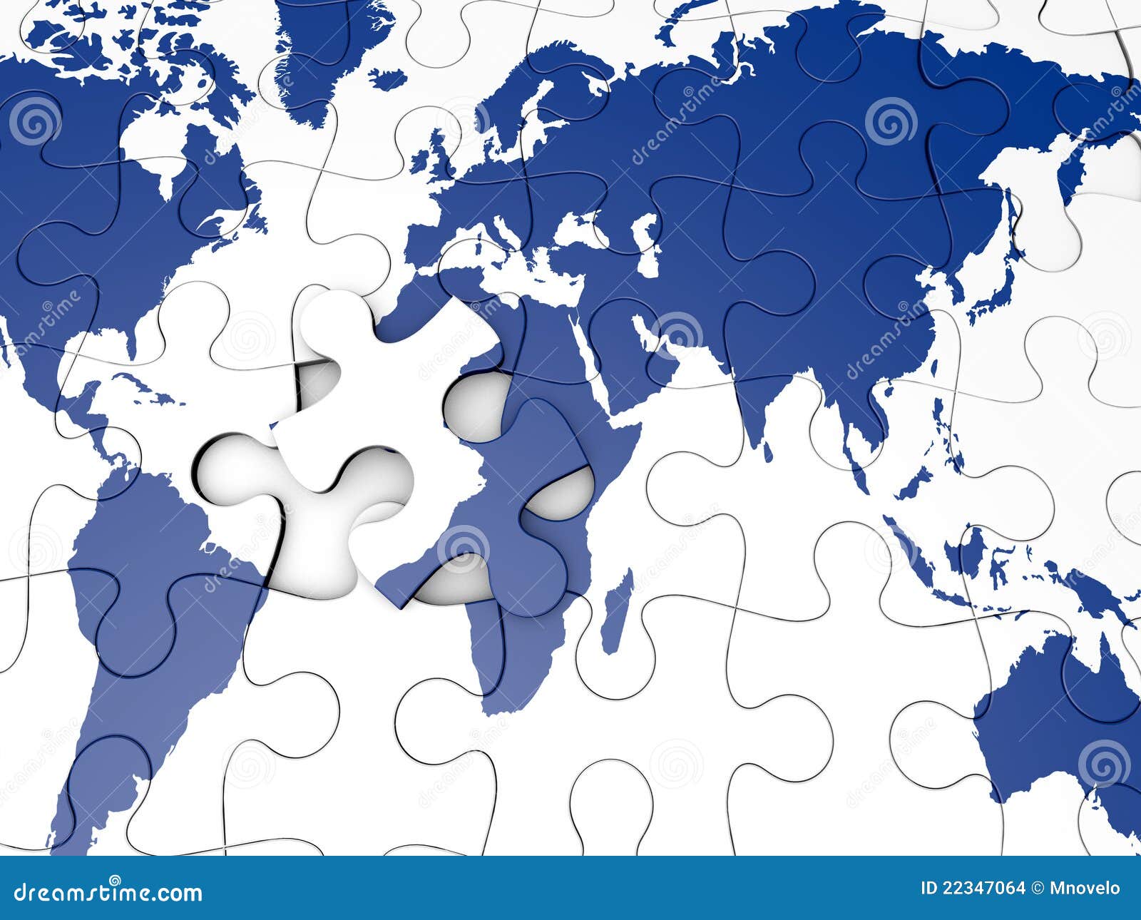 World Map puzzle stock illustration. Illustration of piece - 22347064