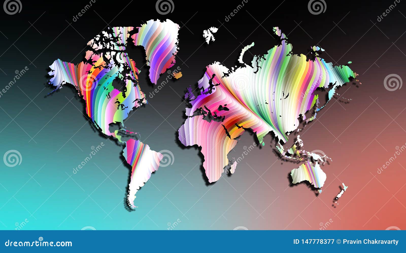 World Map Shaded Relief Royalty-Free Stock Photo | CartoonDealer.com ...