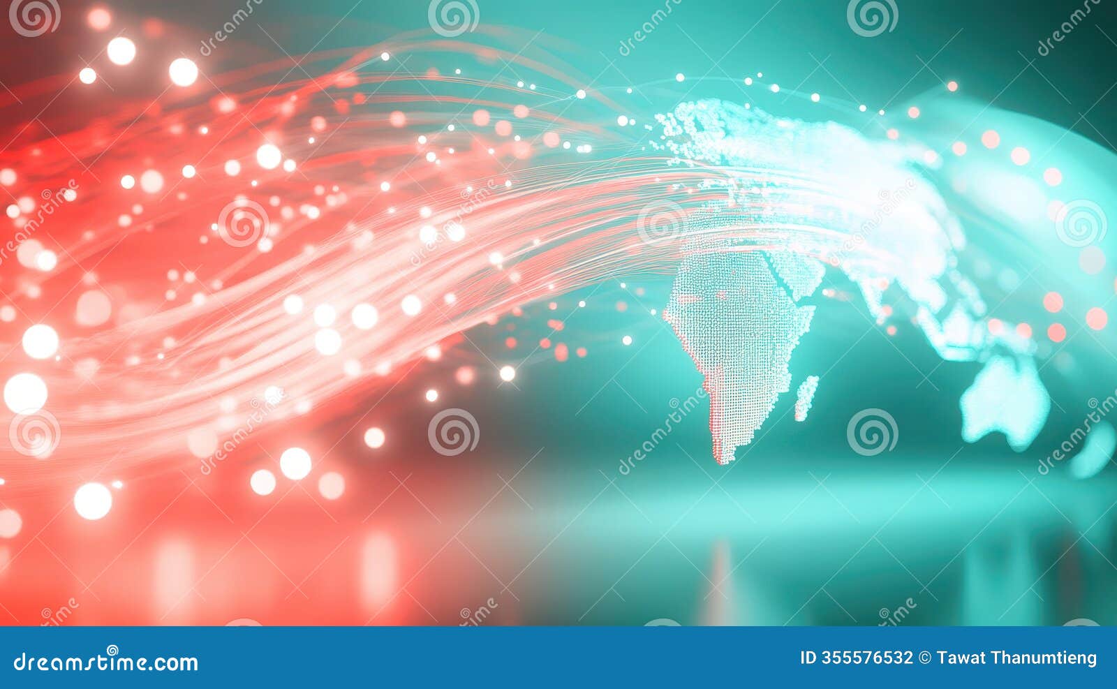 Split World.A Captivating Image Showcasing The Contrast Between The ...