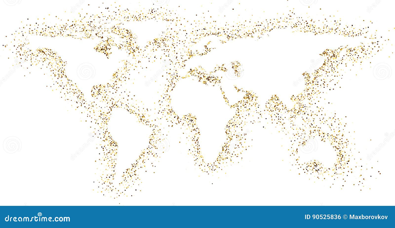 World map from sand. stock vector. Illustration of australia - 90525836