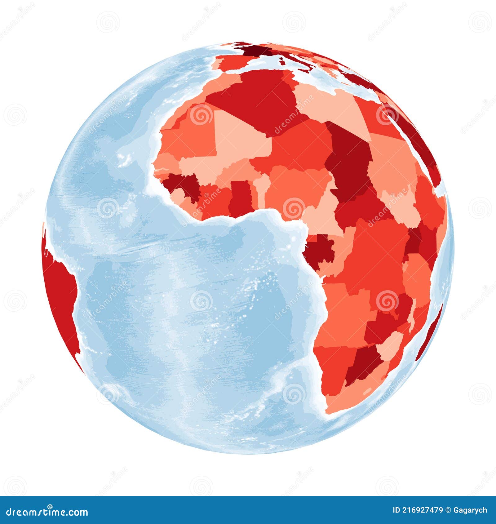 Tilted World Globe Royalty-Free Stock Photography | CartoonDealer.com ...