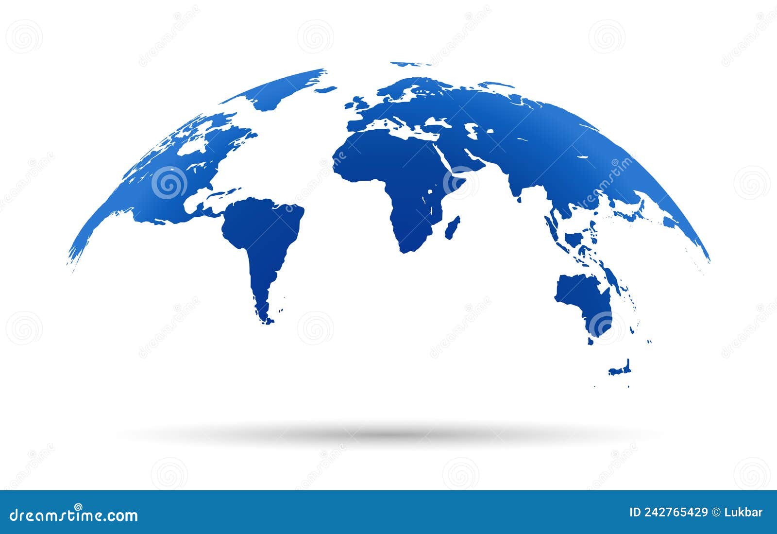 Curved World Map Vector, Globe Planet Concept Map For Website, Annual ... Curved World Map Vector, Globe Planet Concept Map For Website, Annual ...