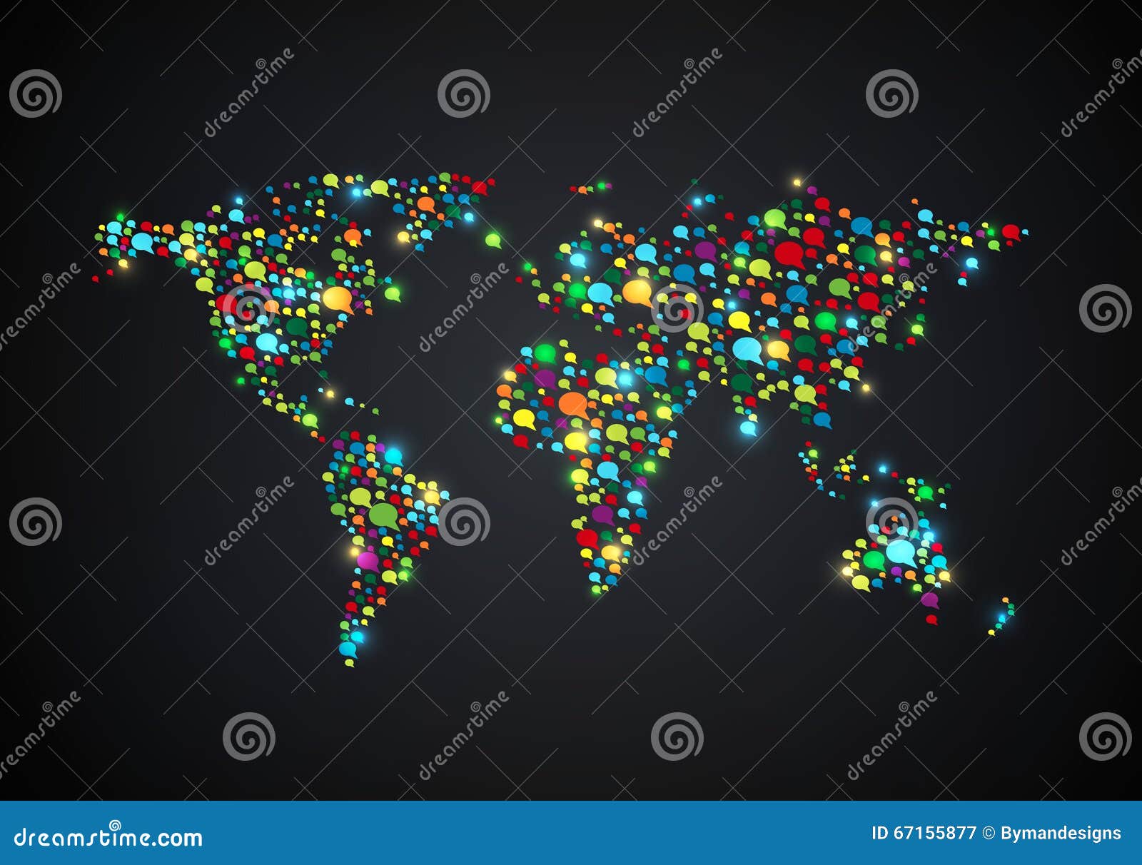 9 Bubbles With Bubble Map