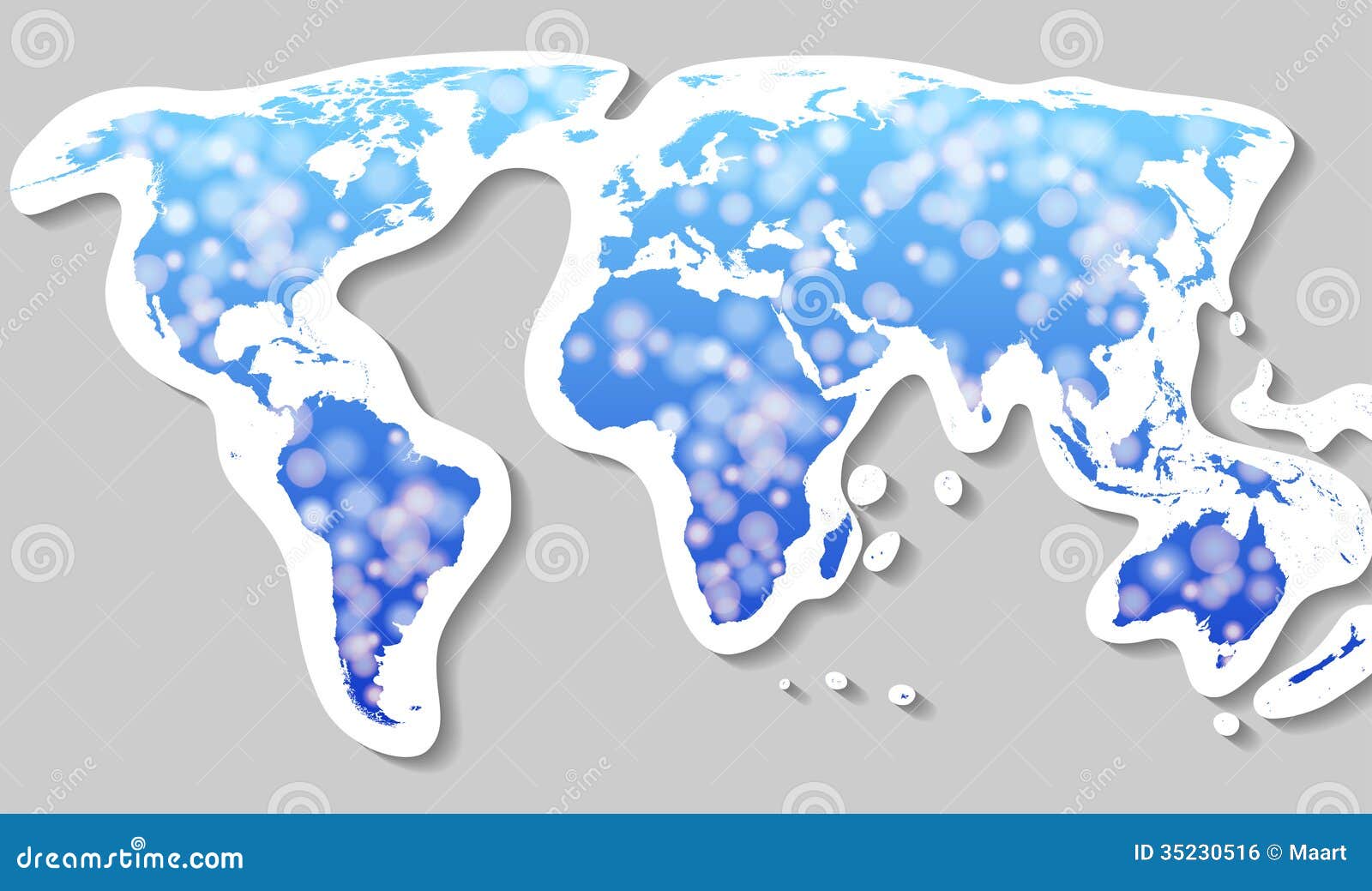 World map silhouette stock vector. Illustration of europe - 35230516