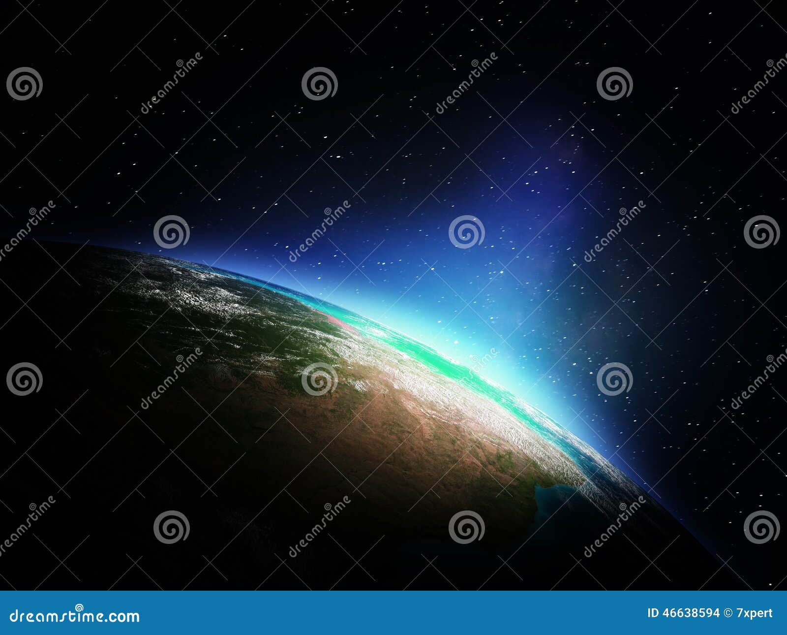 World map from space stock illustration. Illustration of clouds - 46638594