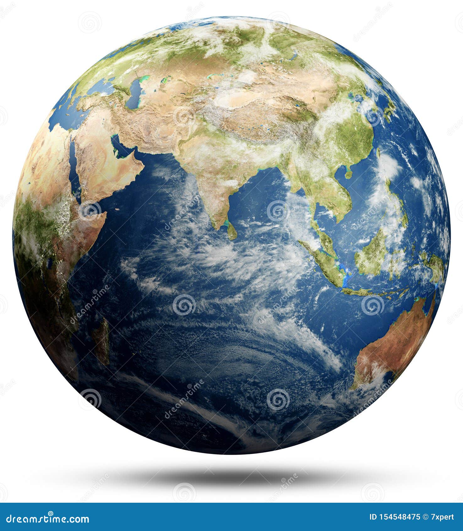 World map sphere stock illustration. Illustration of space - 154548475