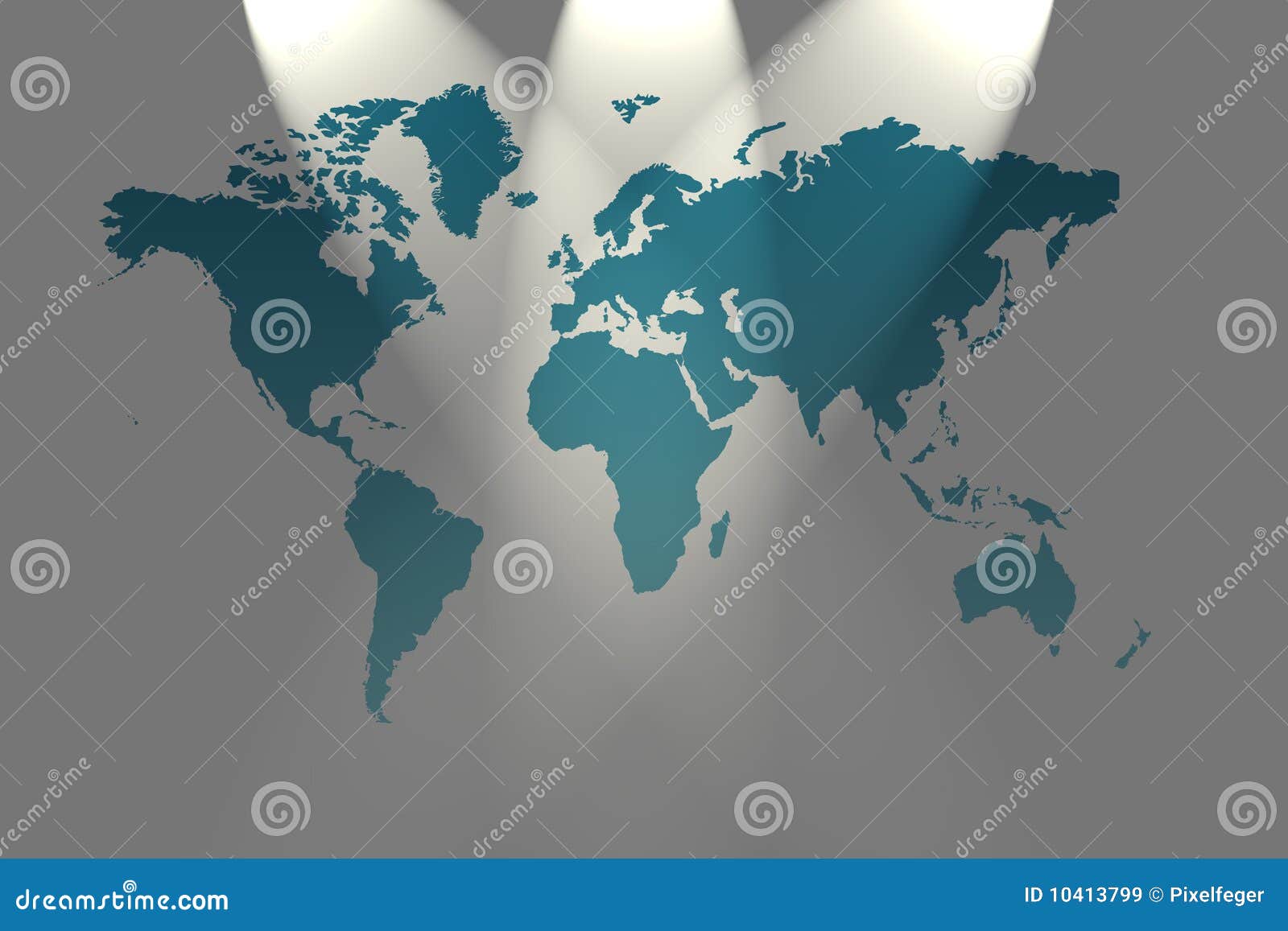 World map with Spotlight stock illustration. Illustration of asia ...