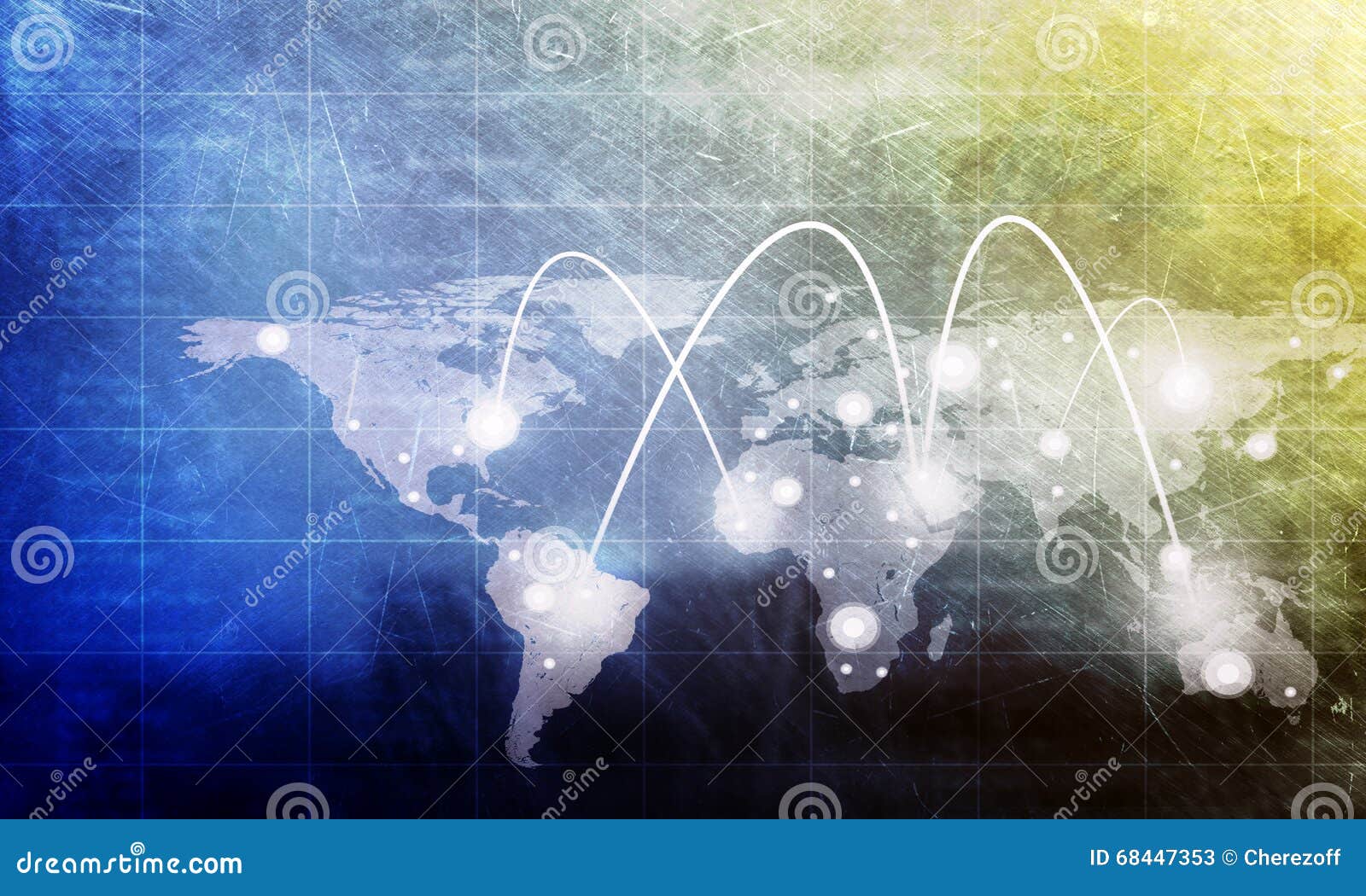 World map with spots stock image. Image of modern, world - 68447353