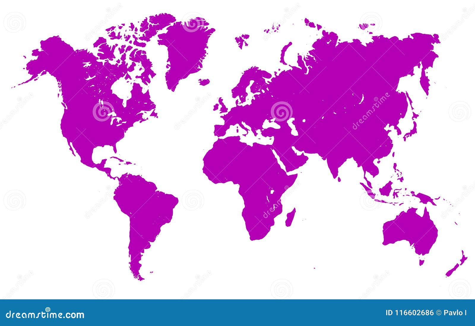 Violet World Map Stock Image | CartoonDealer.com #102292825