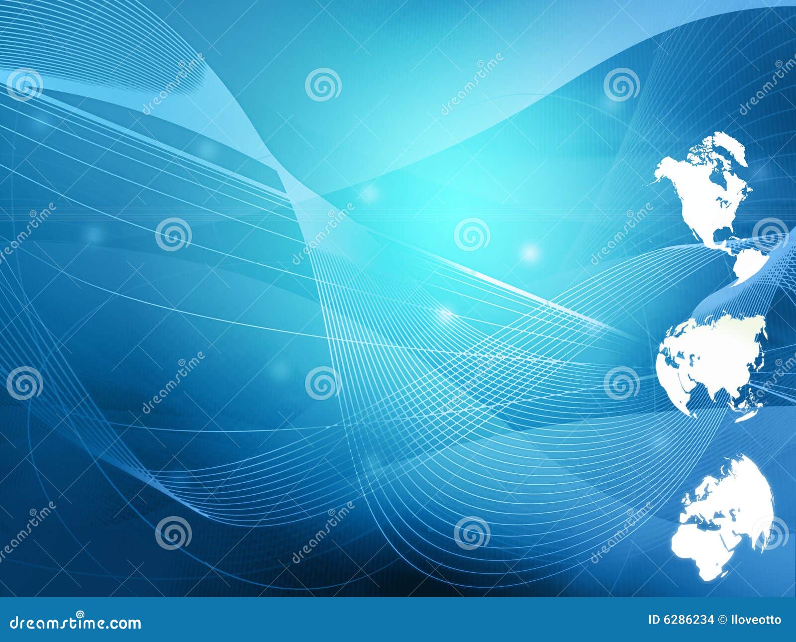 World map technology-style stock illustration. Illustration of artwork ...