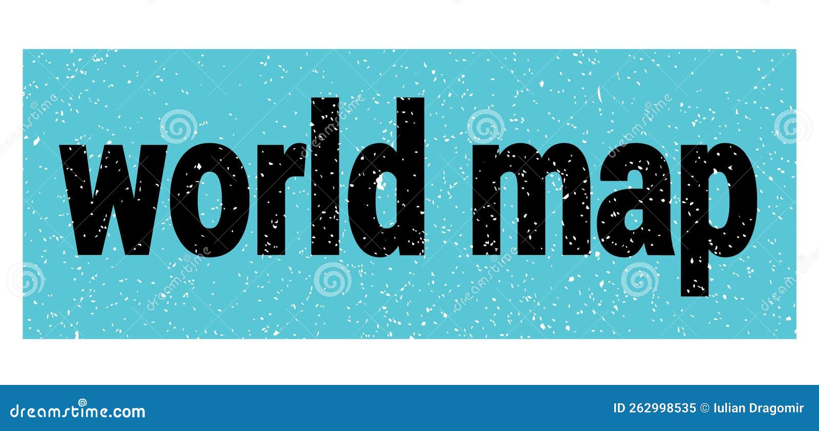 World Map Text Written on Blue-black Stamp Sign Stock Illustration ...