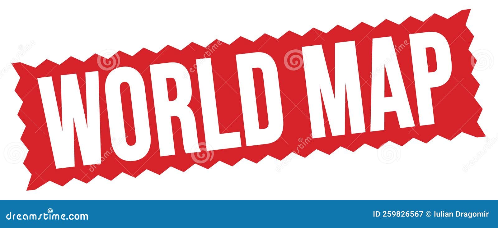WORLD MAP Text Written on Red Stamp Sign Stock Illustration ...