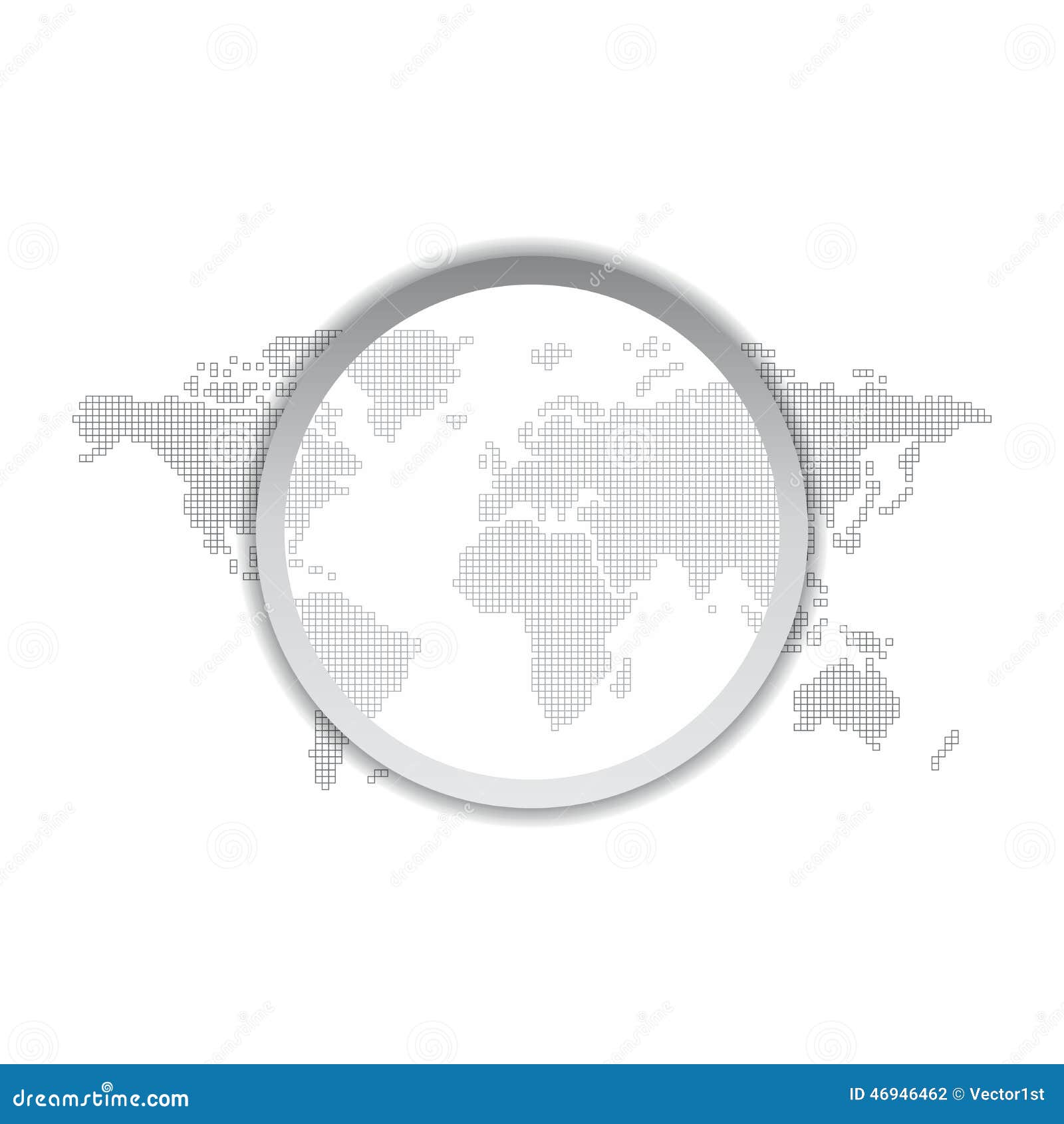 World map theme stock vector. Illustration of world, color - 46946462