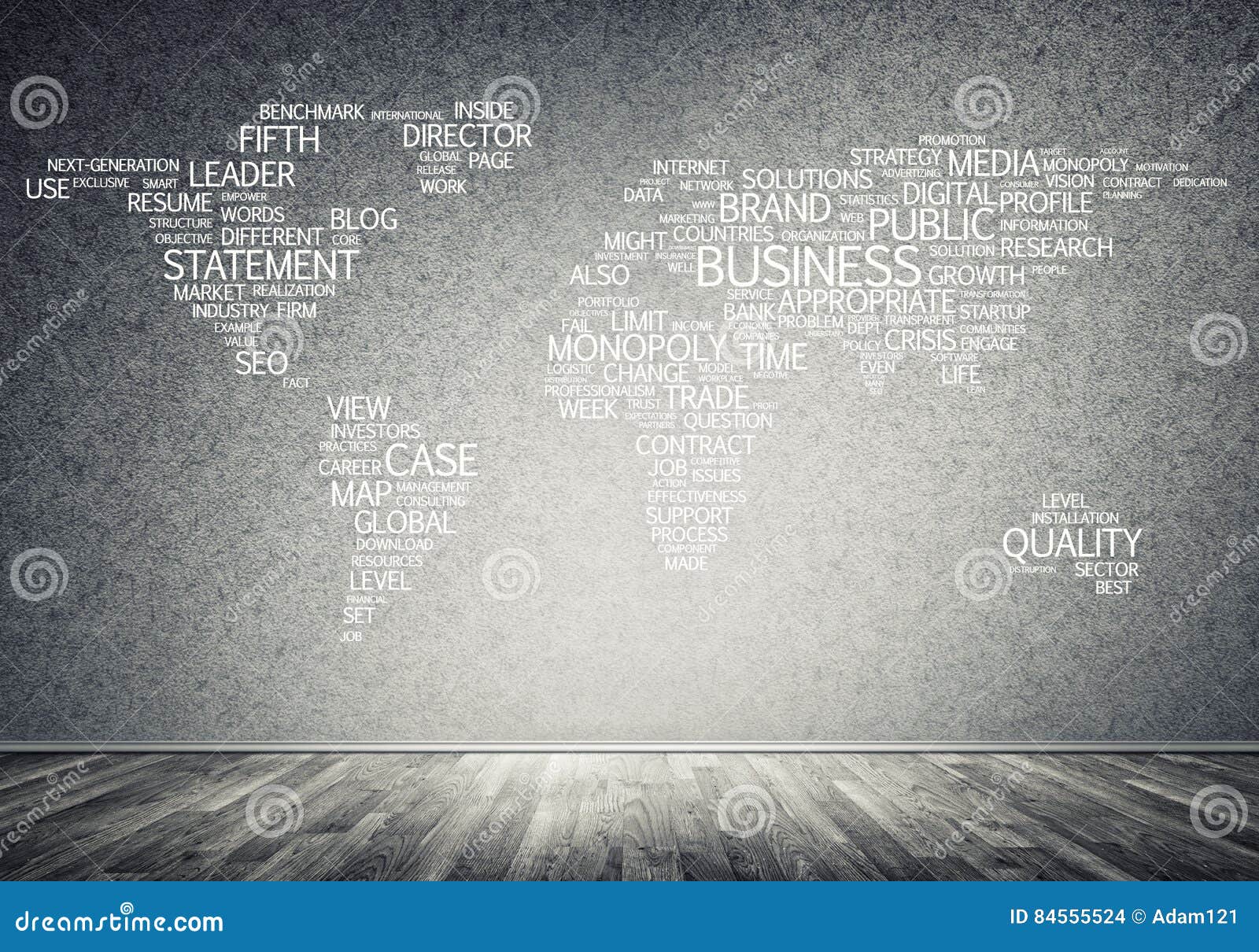 World map in typography stock photo. Image of australia - 84555524