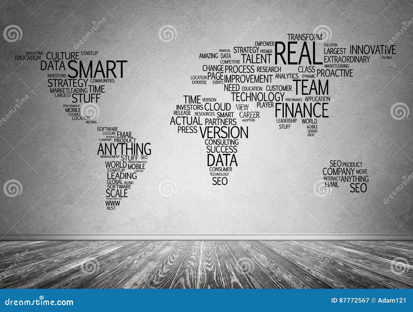 World map in typography stock image. Image of area, countries - 87772567