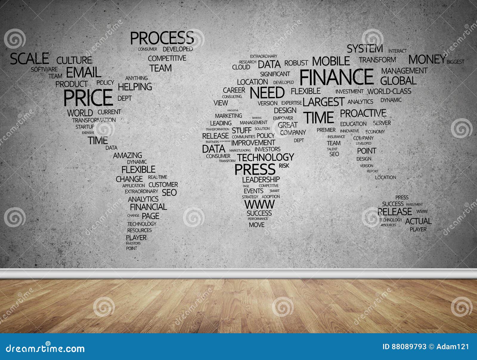World map in typography stock image. Image of design - 88089793