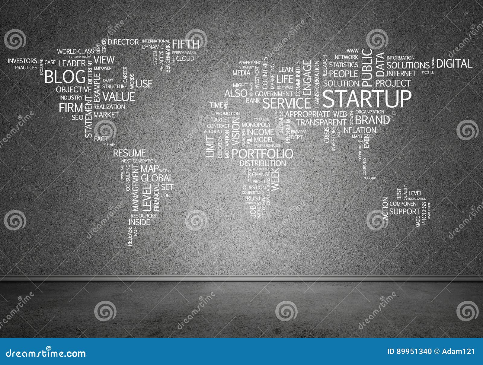 World map in typography stock photo. Image of global - 89951340