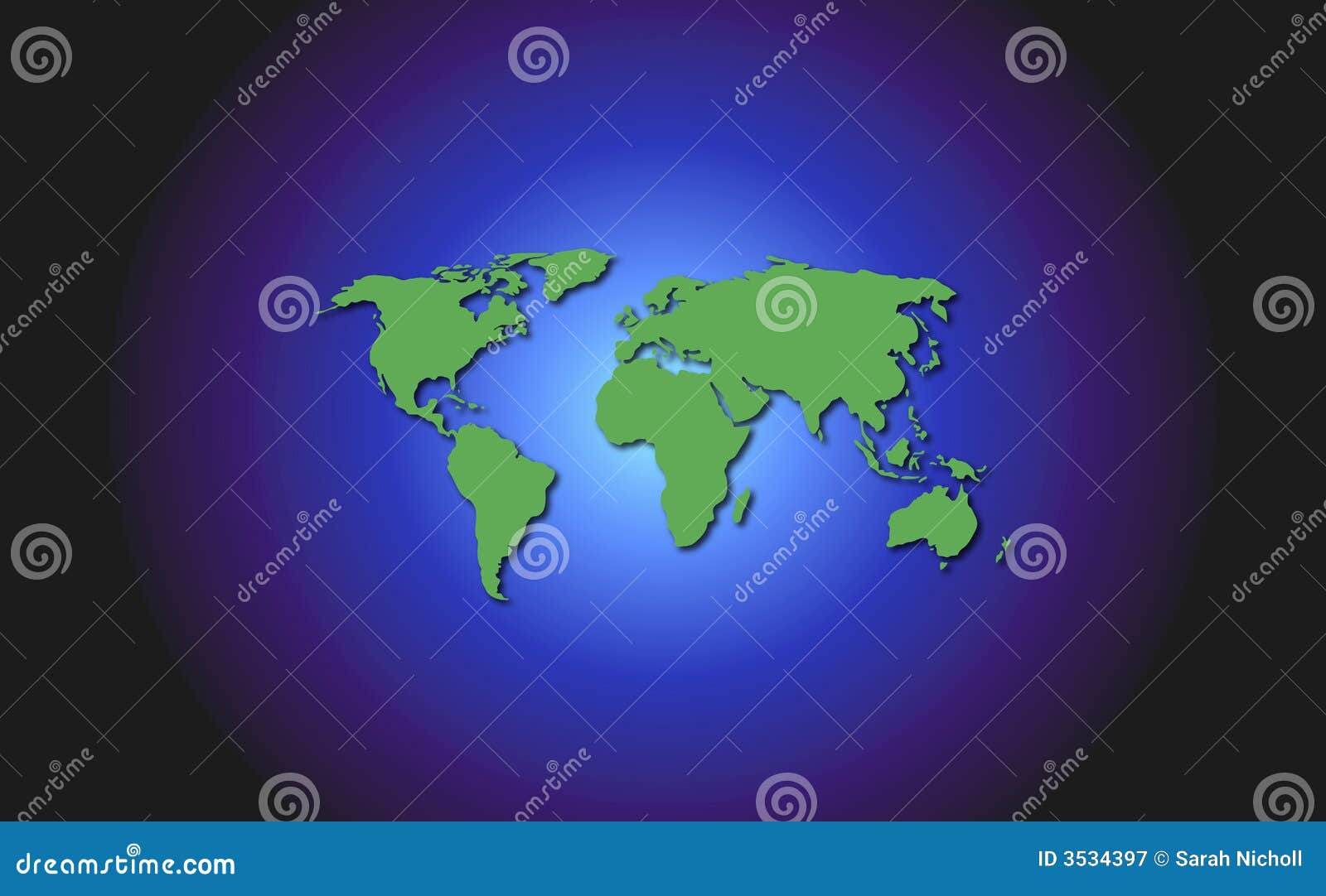 World Map and Universe stock illustration. Illustration of dark - 3534397