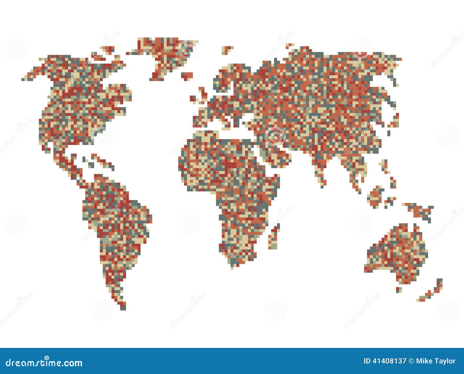 World Map Vector | CartoonDealer.com #41408137