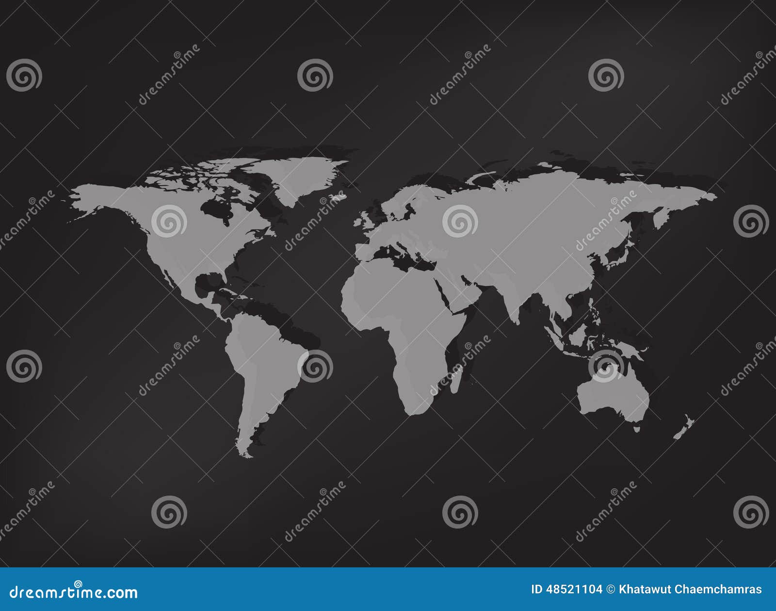 World Map Vector Background Stock Vector - Illustration of card ...